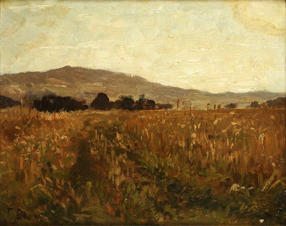 Bonhams : Fritz Baer (German, 1850-1919) Landscape
