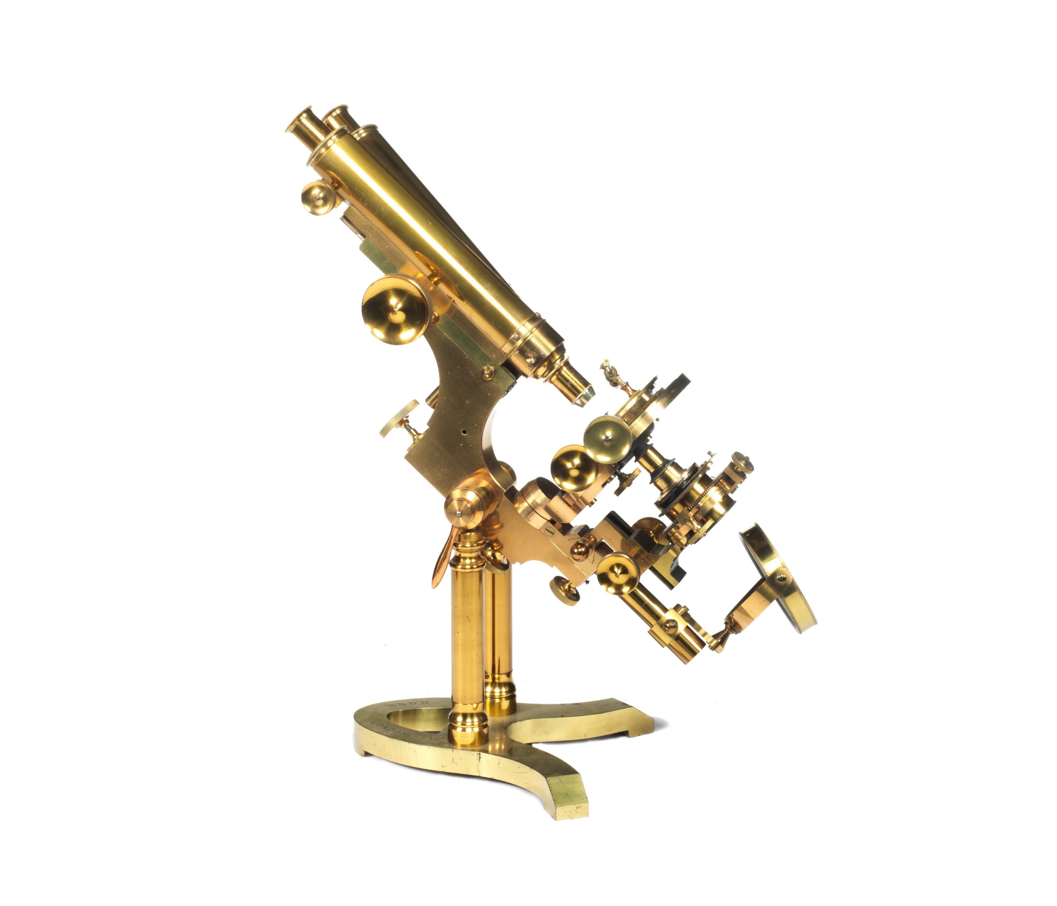 Bonhams : A large Ross compound binocular microscope, English, 1880's,