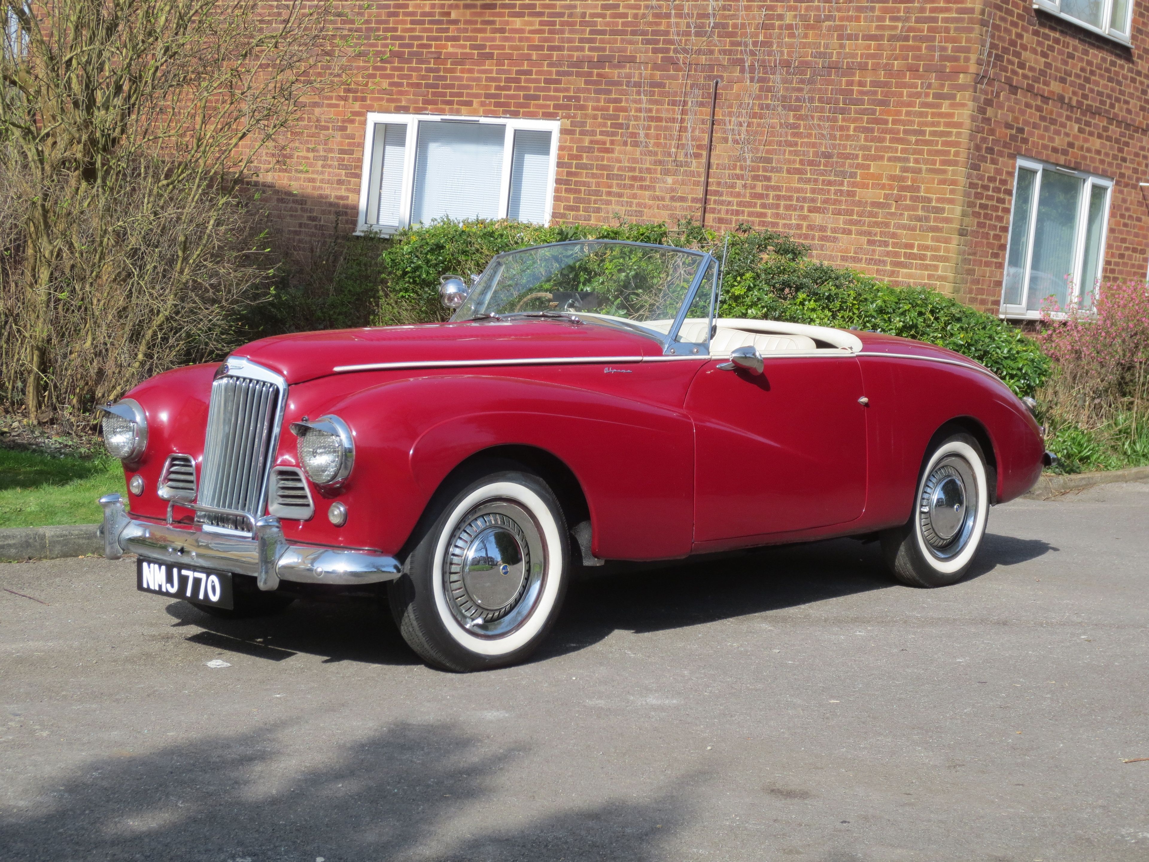 Bonhams Cars : 1954 Sunbeam Alpine MkIII Roadster Chassis no ...