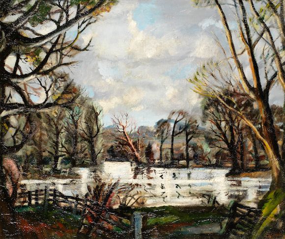 Bonhams : Rowland Suddaby (British, 1912-1973) The decoy, Wissington