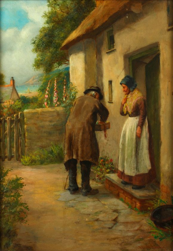 Bonhams : David W. Haddon, R.B.A. (British, active 1884-1914) The tinker