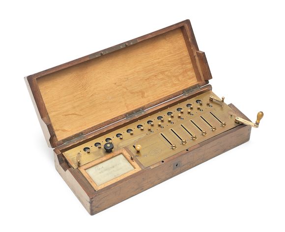 Bonhams : A Thomas de Colmar Arithmomêtre, French, circa 1877, (2)