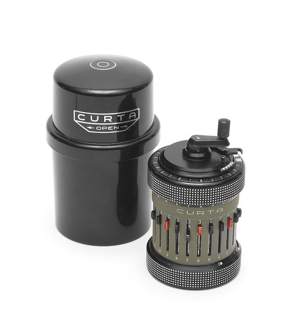 Bonhams : A Curta Type II calculator, Liechtenstein, mid 20th century ...