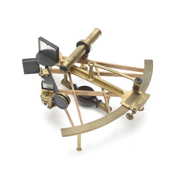 Bonhams : A Jeremiah Watkins brass sextant, English, early 19th century