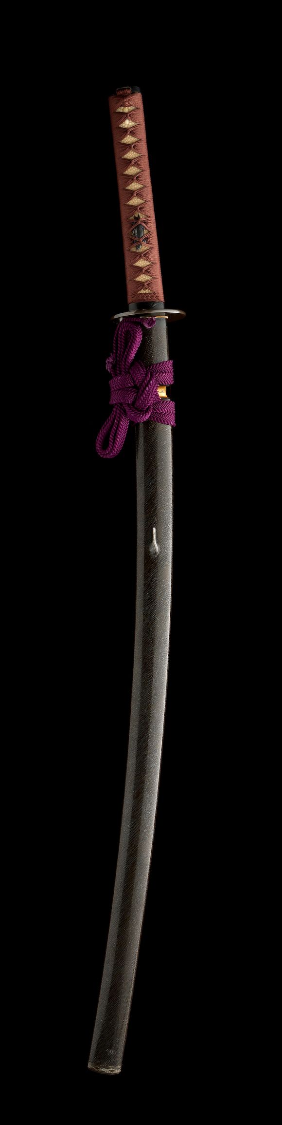 Bonhams : A katana koshira-e The tsuba by Chikoken Hiroyuki, 19th century