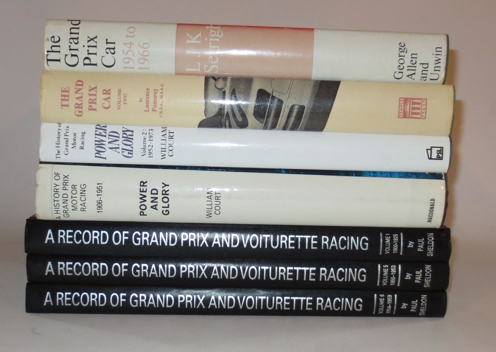Bonhams Cars : Seven motor racing books,