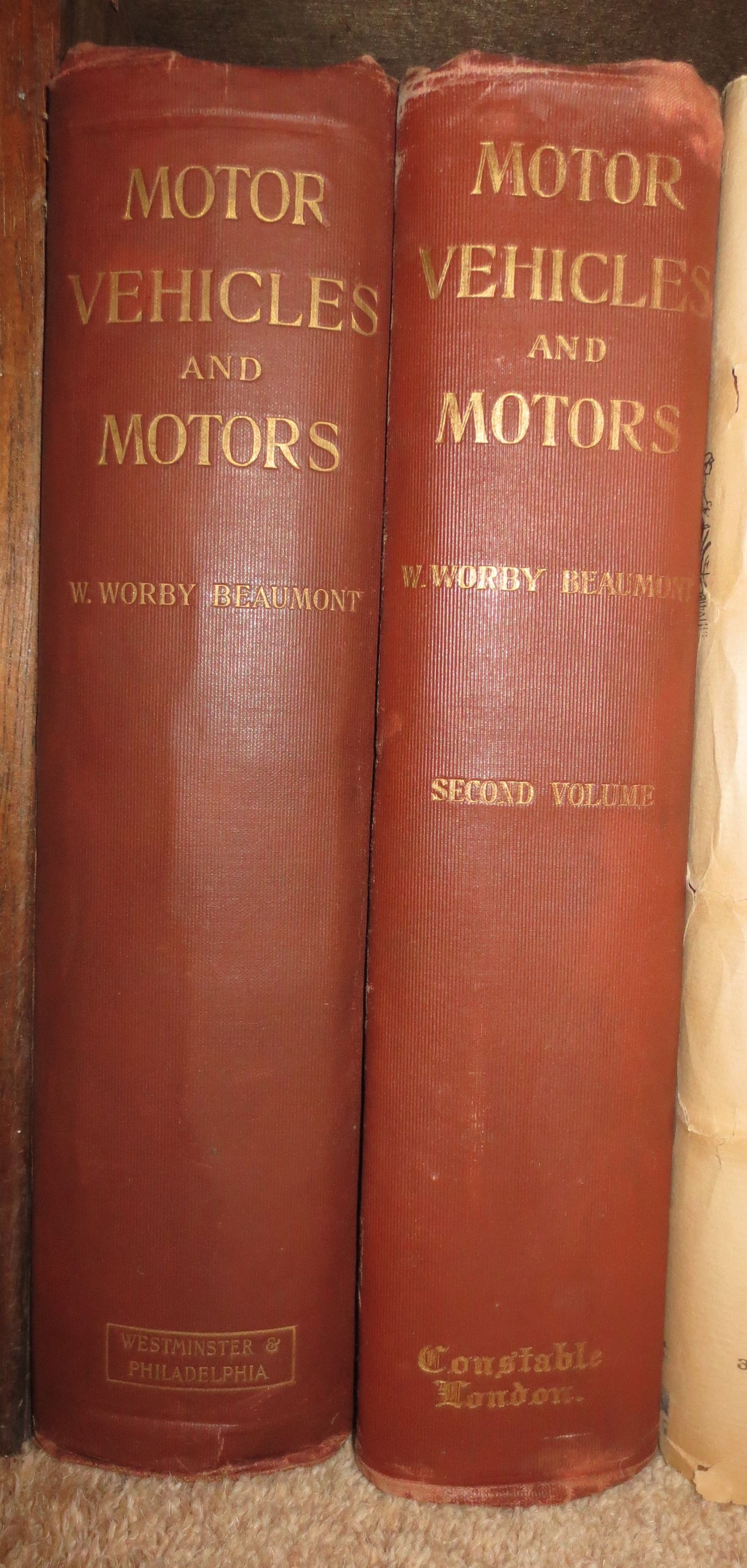 Bonhams Cars : W. Worby Beaumont: Motor Vehicles and Motors;