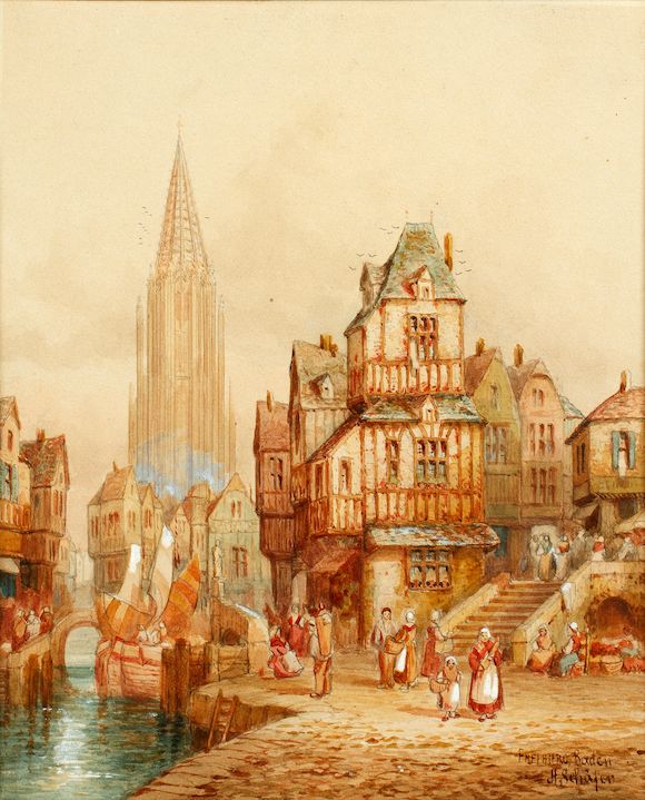 Bonhams : Henry Thomas Schafer, RBA (British, 1854-1915) Bamberg, a ...