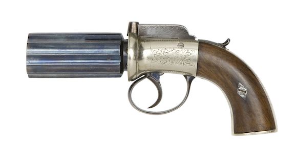 Bonhams : An 80-Bore Six-Shot Pepperbox Revolver