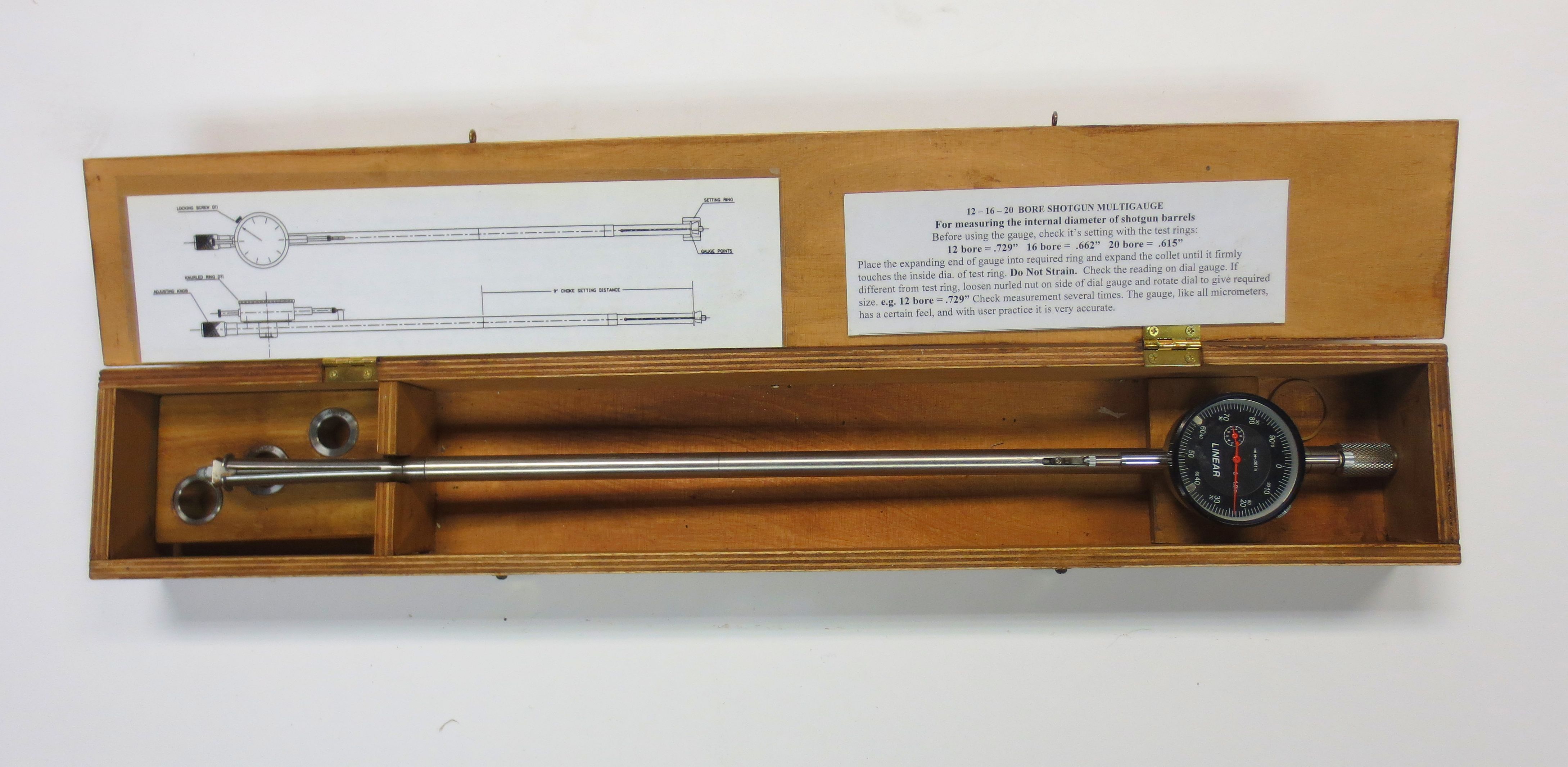 Bonhams : A multi-gauge bore micrometer