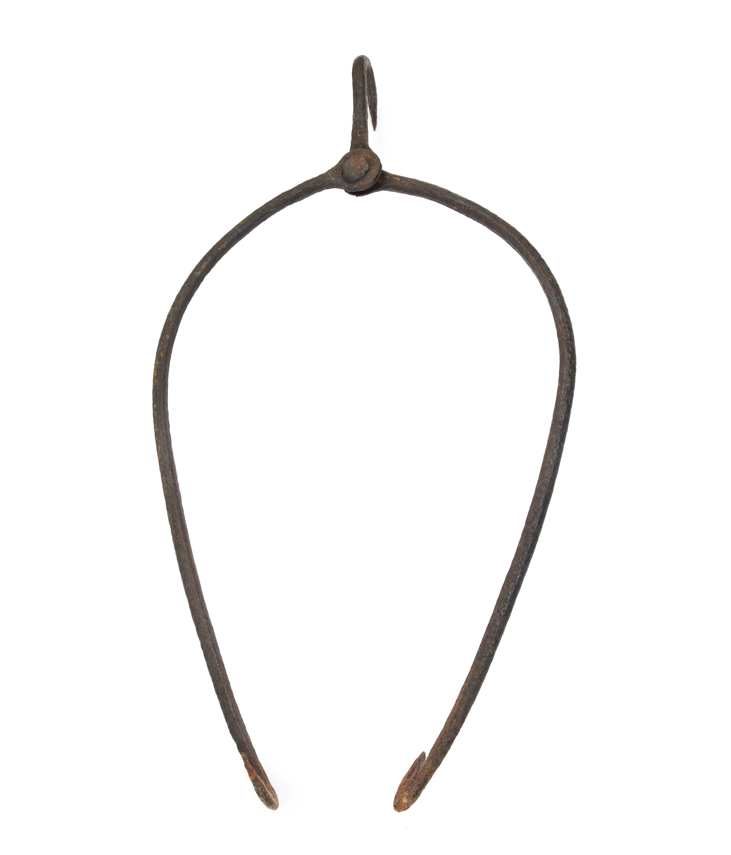 Bonhams : An 18th century wrought iron hangol or cauldron hook