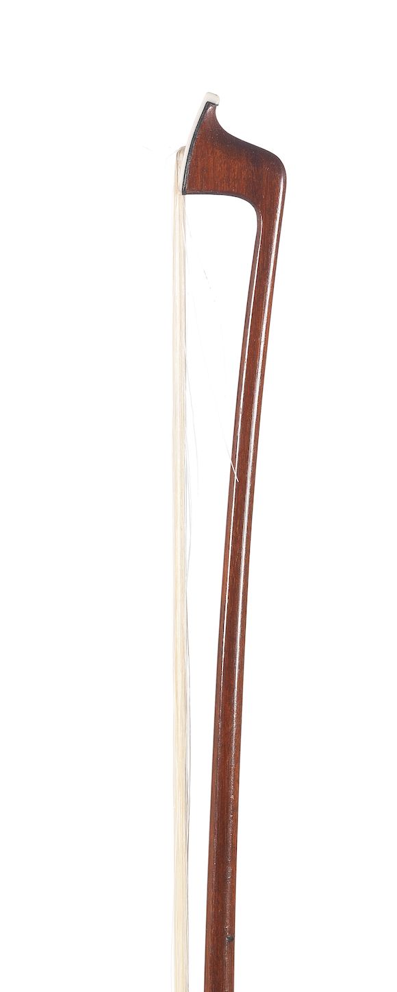 Bonhams : A French silver mounted Viola Bow attributed to Louis Morizot (1)