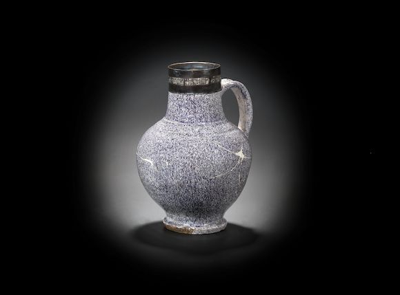 Bonhams : A rare silver-mounted 'Malling Jug', late 16th century