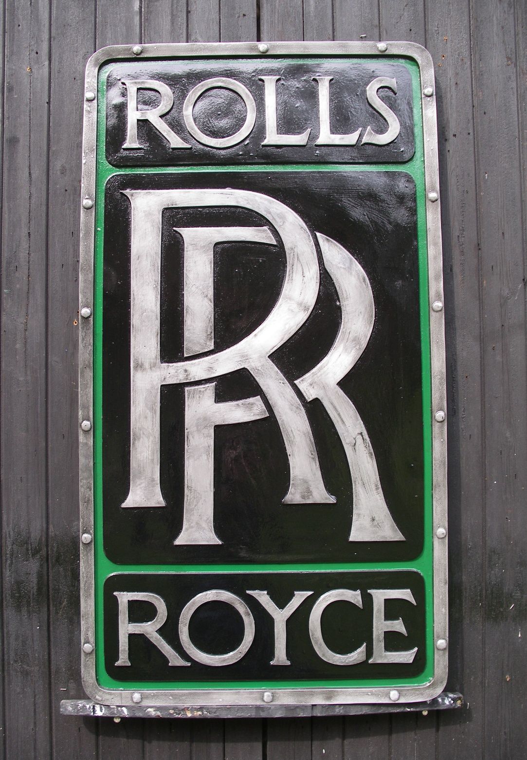 Bonhams Cars : A Rolls-Royce garage display emblem,
