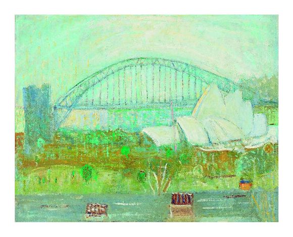 Bonhams : Edith Lilla Holmes (1893-1973) Sydney Opera House, c.1960