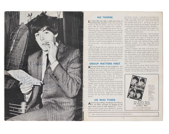 Bonhams : The Beatles: A copy of 'The Beatles Book' Fan Club monthly ...