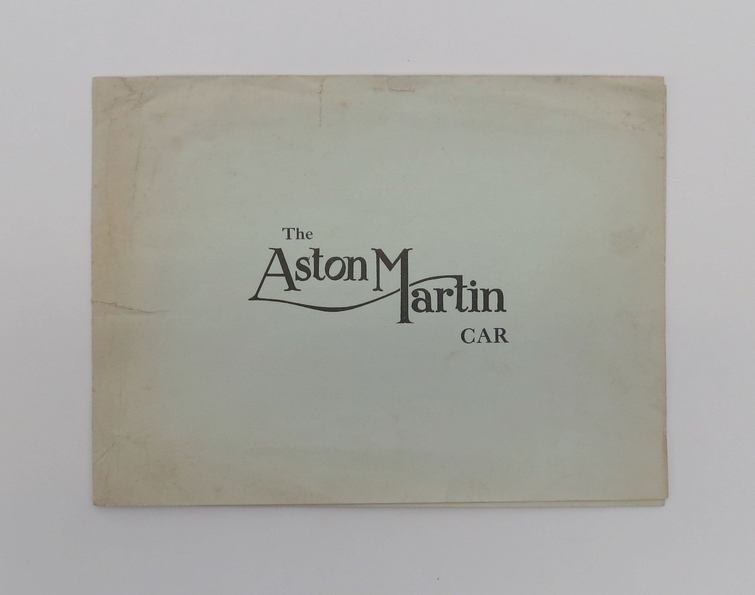 Bonhams Cars : An early Aston Martin sales brochure, circa 1924,