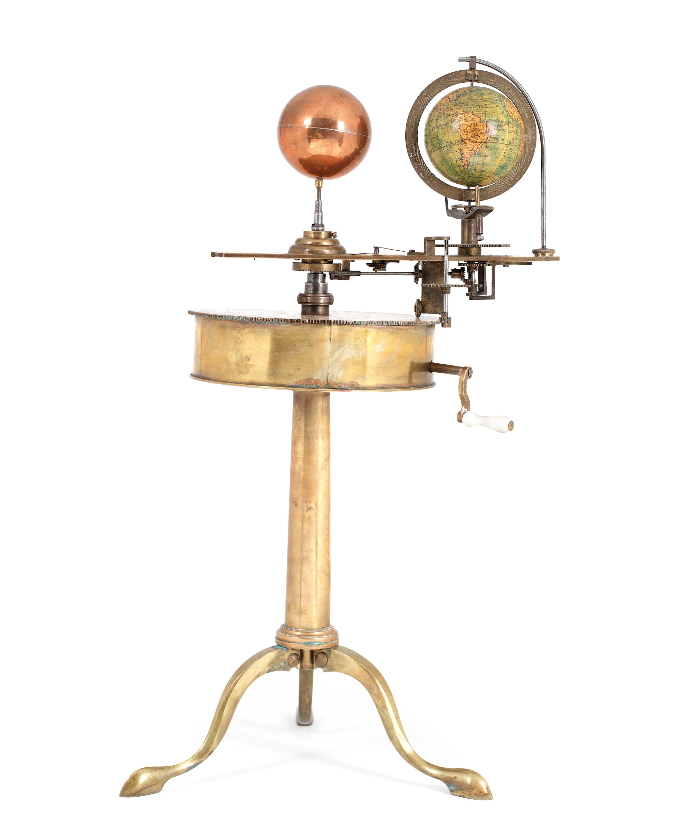 Bonhams : A rare George Adams Junior Combined Planetarium and Tellurian ...