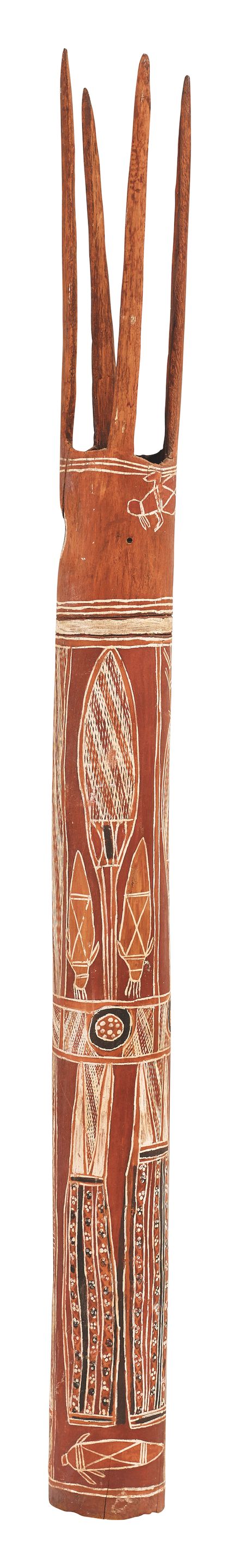 Bonhams : Artist Unknown Hollow Log Coffin Height 133cm