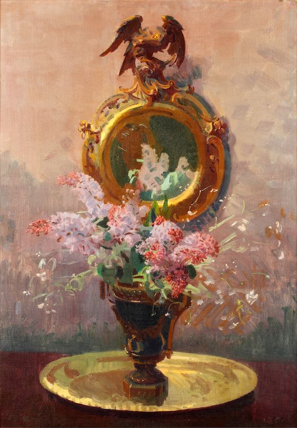Bonhams : Walter Bayes (British, 1869-1956) Lilac & Gold