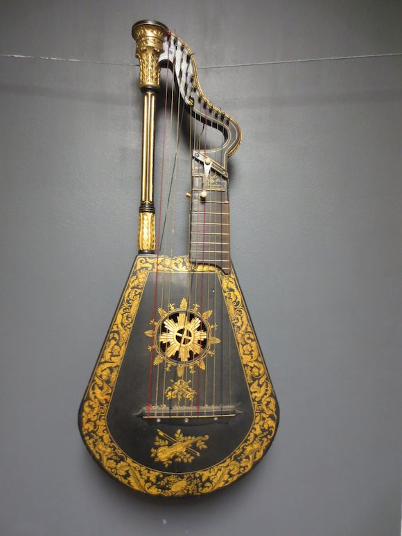 Bonhams : An English Harp Lute by Edward Light, London, circa 1800 (1)