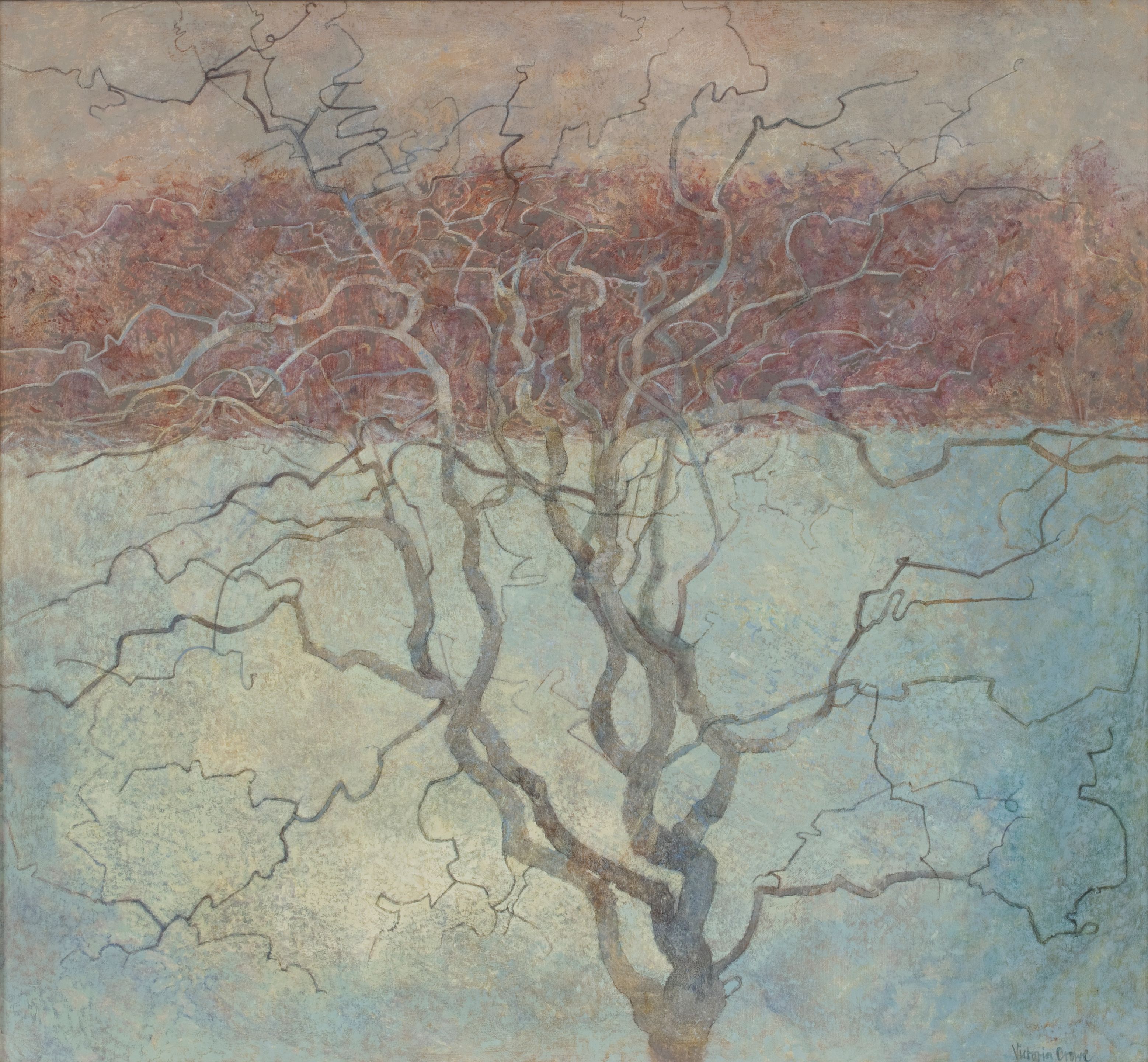 Bonhams : Victoria Crowe OBE, ARSA (British, born 1945) Winter Tree