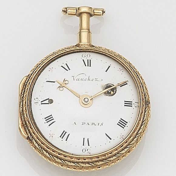 Bonhams : Vauchez. A late 18th century three colour continental gold ...