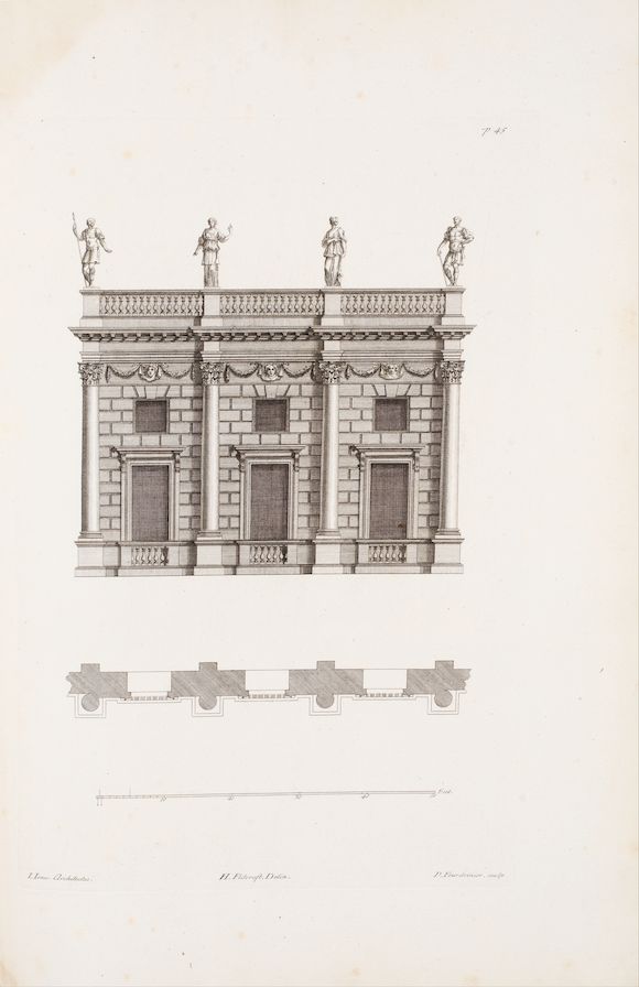 Bonhams : JONES (INIGO) The Designs of Inigo Jones, Consisting of Plans ...