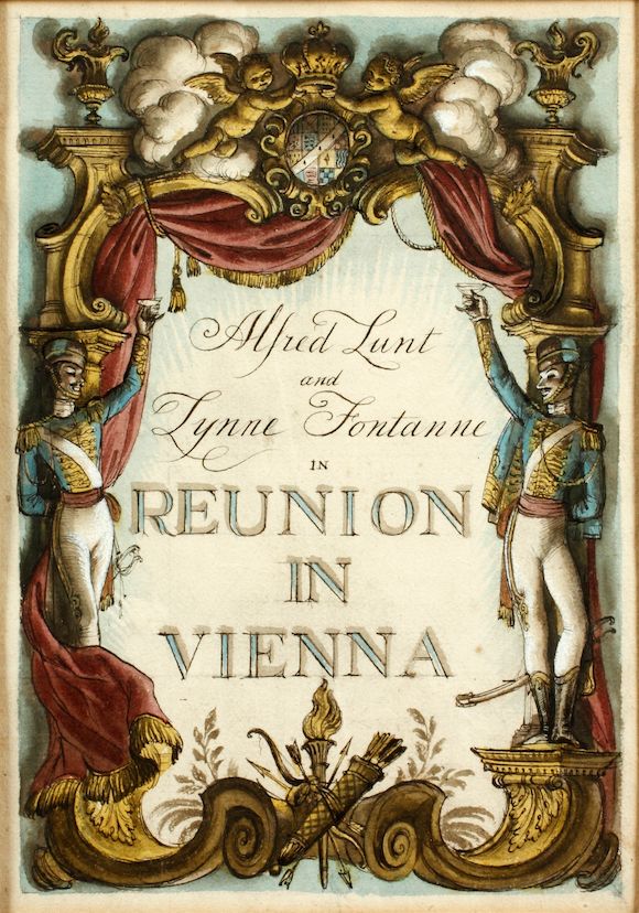 Bonhams : Rex Whistler (British, 1905-1944) 'Reunion in Vienna' - a design for a theatre poster ...
