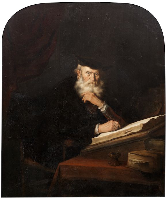 Bonhams : Salomon Koninck (Amsterdam 1609-1656) A philosopher seated at ...