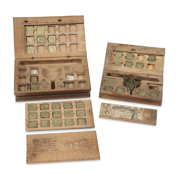 Bonhams A Mid To Late 18th Century Boxed Coin Beamscale And Part Set