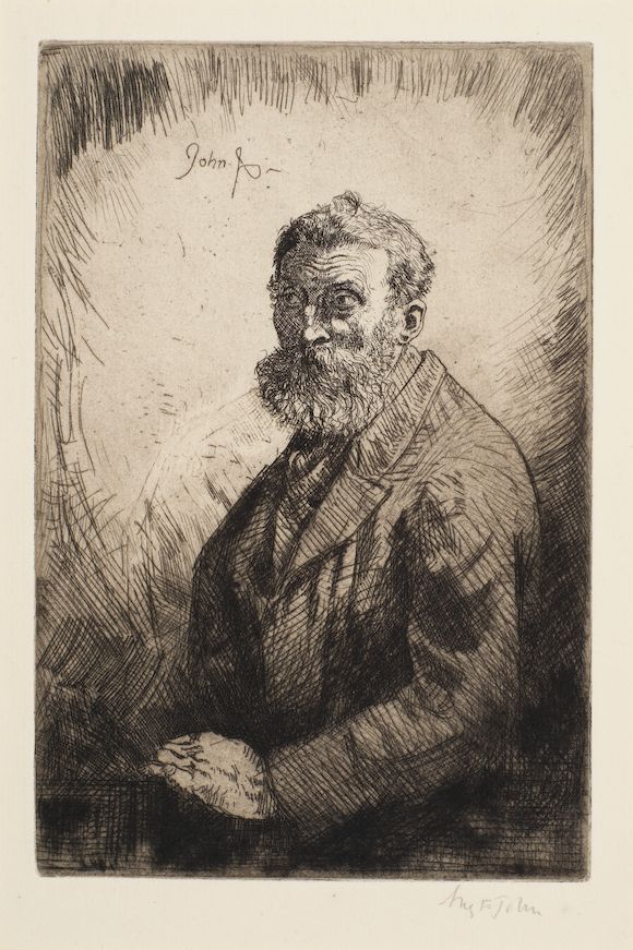 Bonhams : Augustus Edwin John O.M. (British, 1878-1961) Old Arthy ...