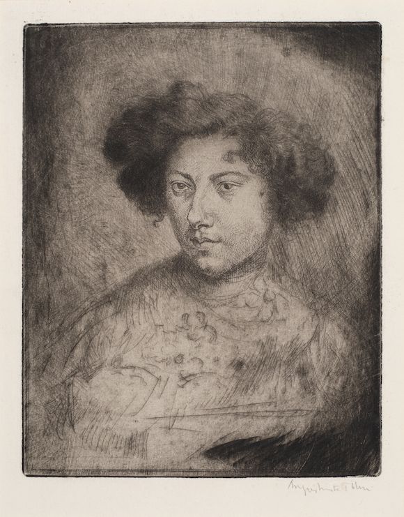 Bonhams : Augustus Edwin John O.M. (British, 1878-1961) Esther Etching ...