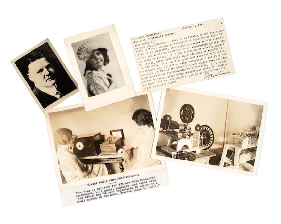 Bonhams : JENKINS (C. FRANCIS) Vision by Radio. Radio Photographs ...