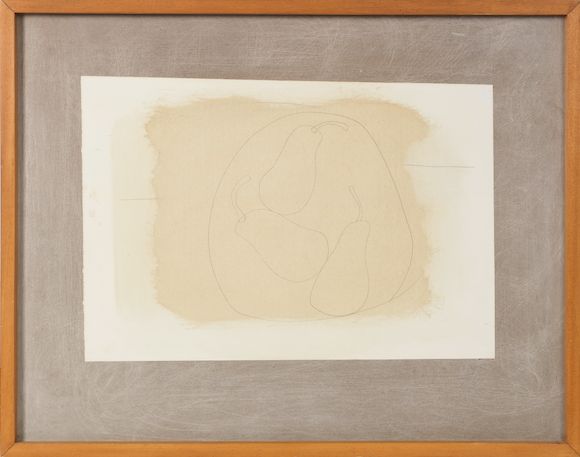 Bonhams : Ben Nicholson O.M. (British, 1894-1982) Three Pears 52.7 x 68 ...