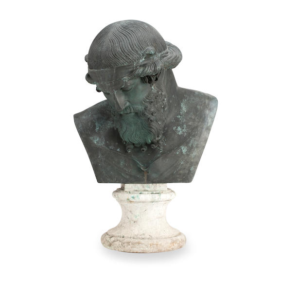 Bonhams An Italian 19th Century Classical Bronze Bust Of Plato