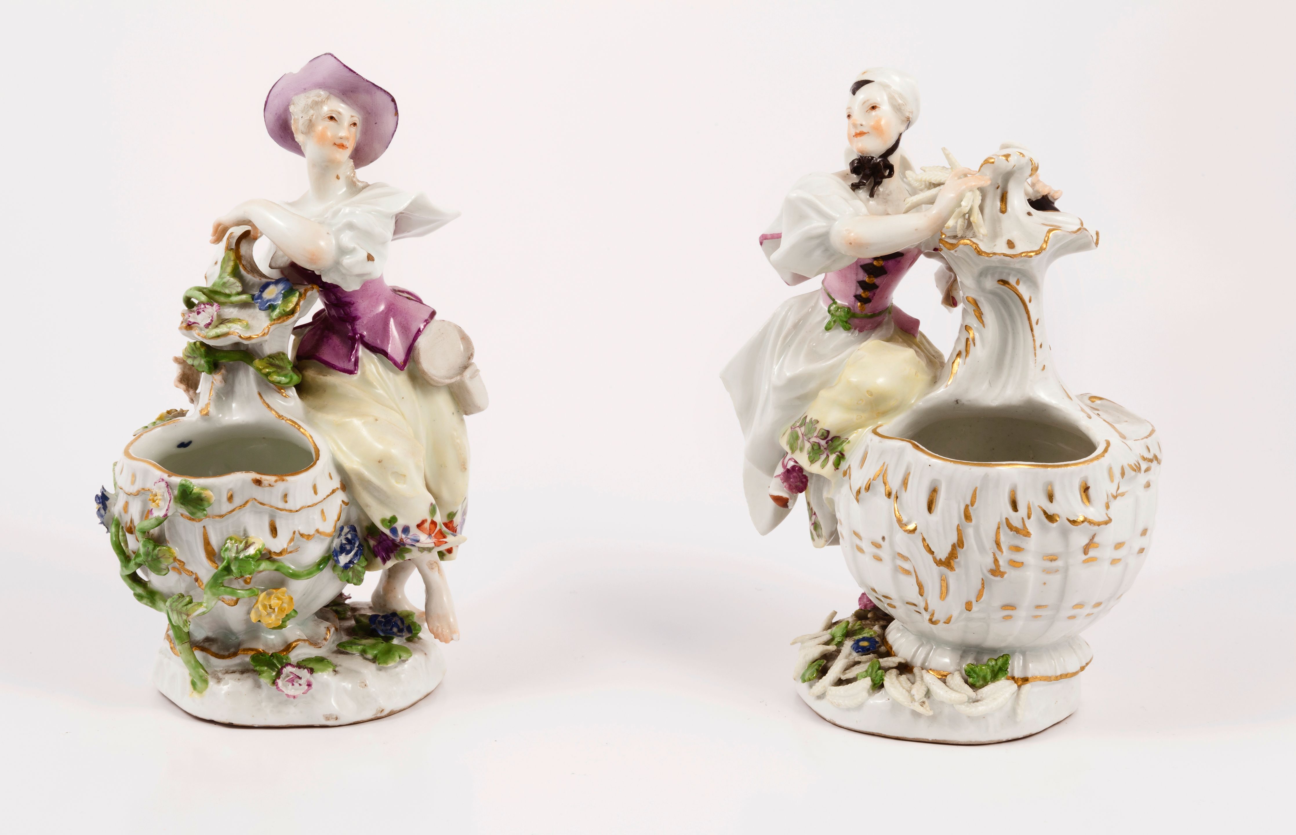 Bonhams : A set of four Meissen figures emblematic of 'The Seasons ...