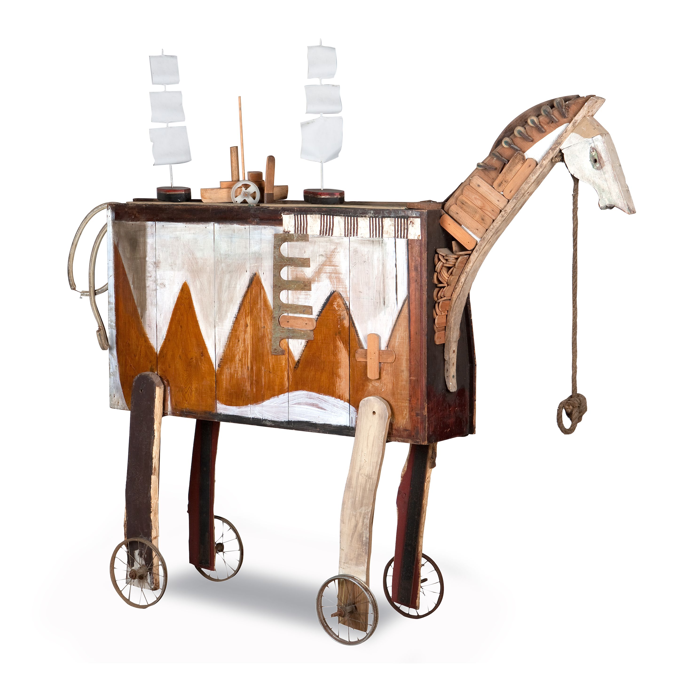 Bonhams : Martin Rayner, RSA (1945-2004) A wooden horse