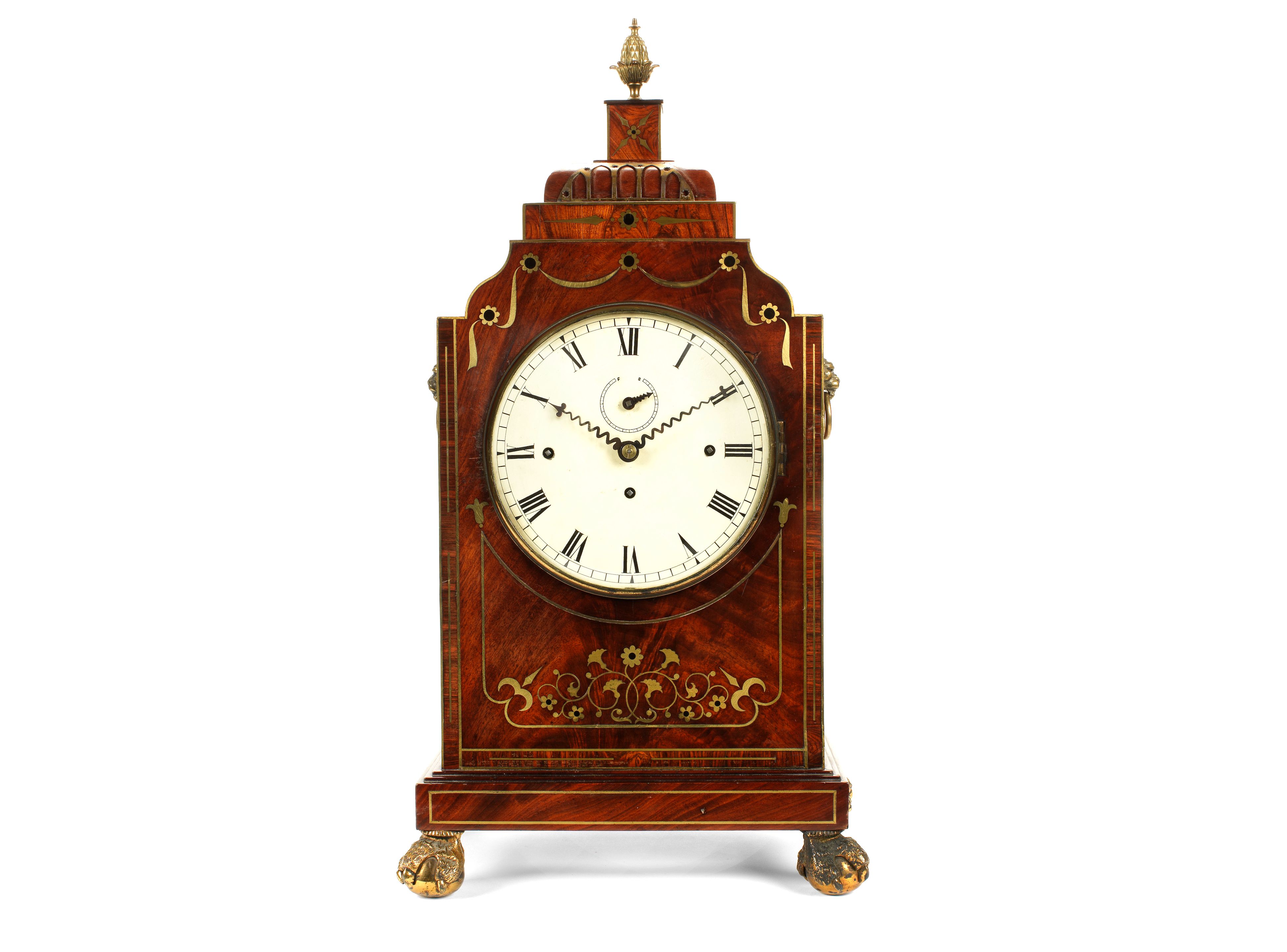 Bonhams : A large early 19th century rosewood crossbanded mahogany and ...