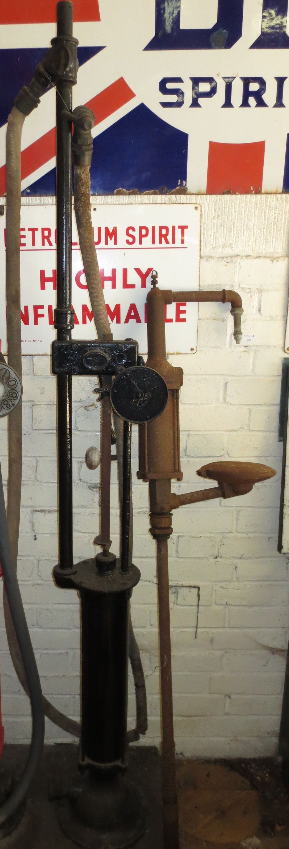 Bonhams Cars : A Gilbert & Barker type 281 Skeleton Petrol pump,
