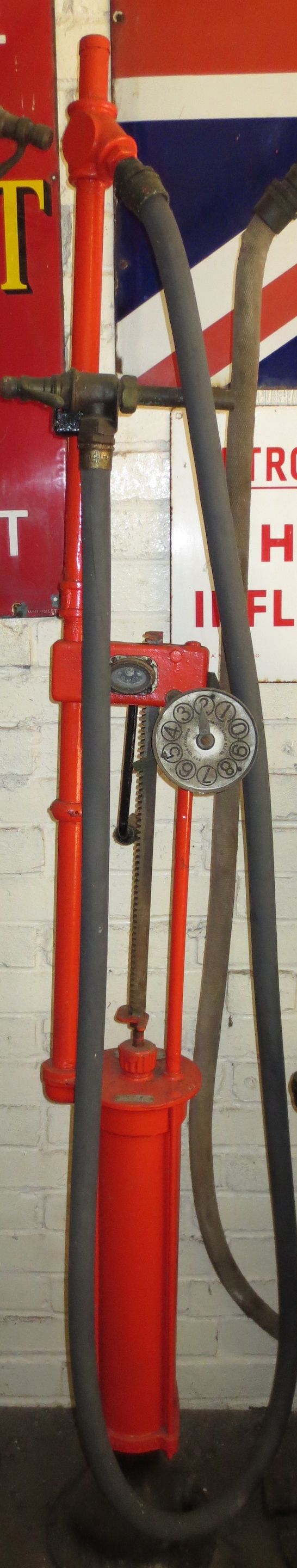 Bonhams Cars : A Gilbert & Barker type 281 Skeleton Petrol pump,