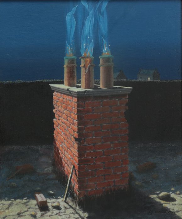 Bonhams : Gordon K Mitchell , ARSA RSW RGI (British, born 1952) Smokestacks