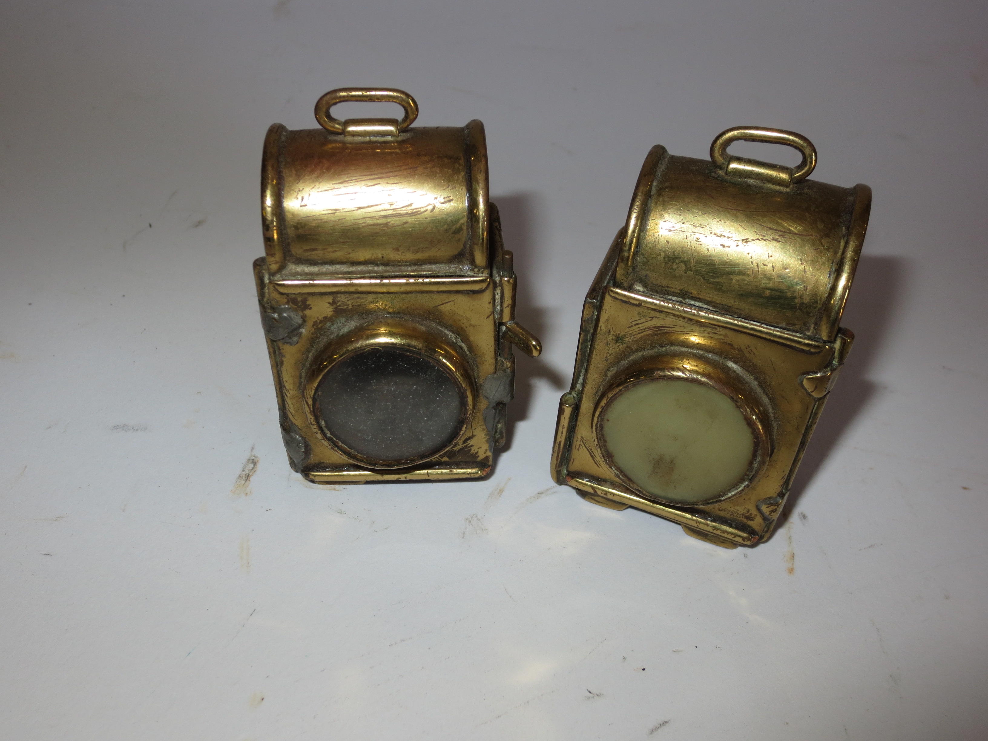 Bonhams Cars A Pair Of Scratch Built Model Commercial Vehicle Lamps