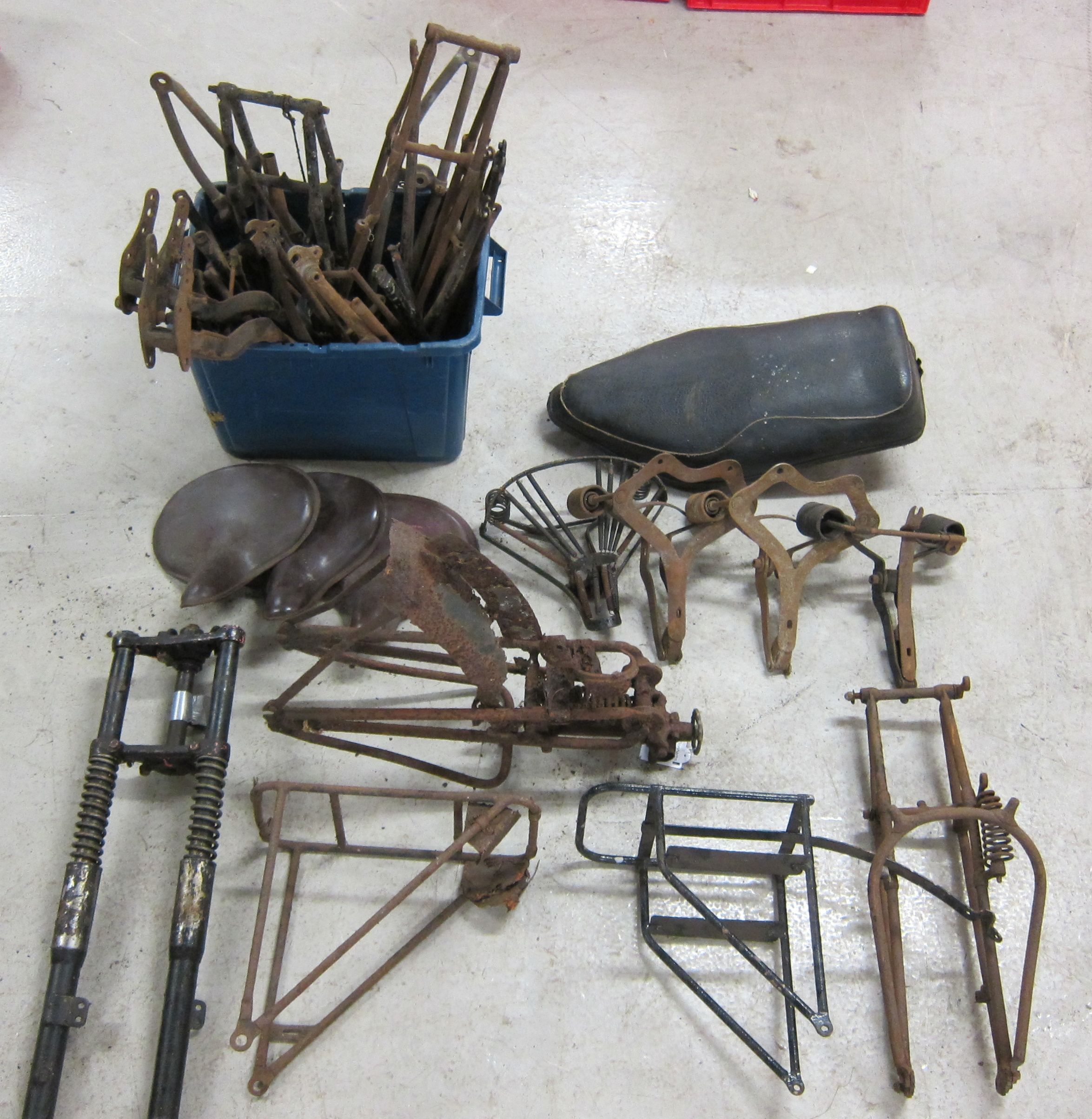 Bonhams Cars : A quantity of chassis components,