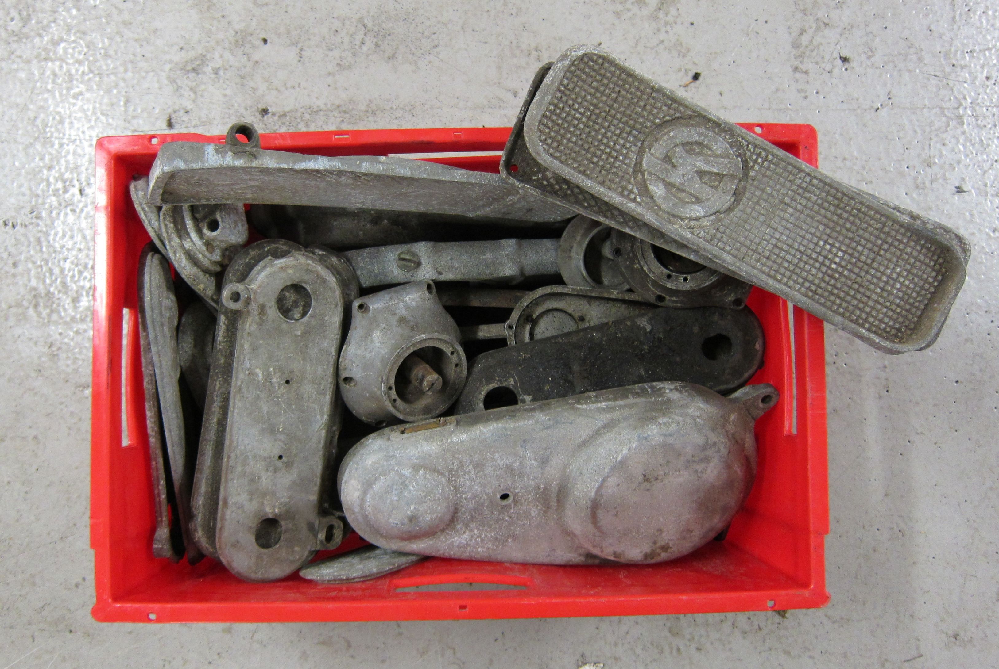 Bonhams Cars : A selection of chain cases, timing cases and footboards,