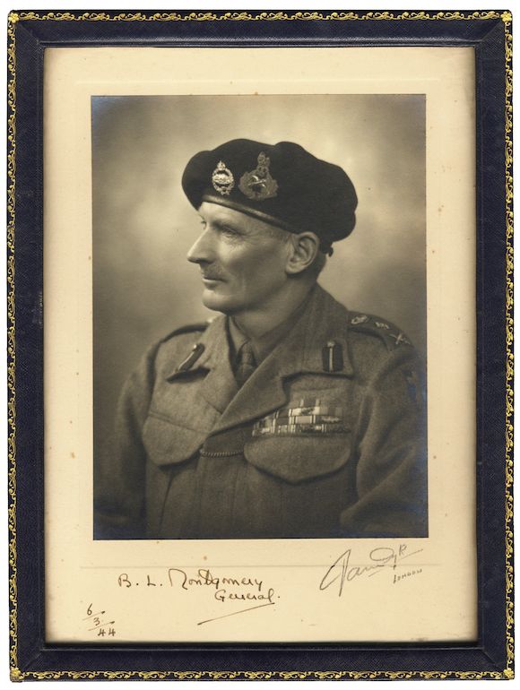 Bonhams : MONTGOMERY (BERNARD LAW) Photograph signed ("B.L. Montgomery ...