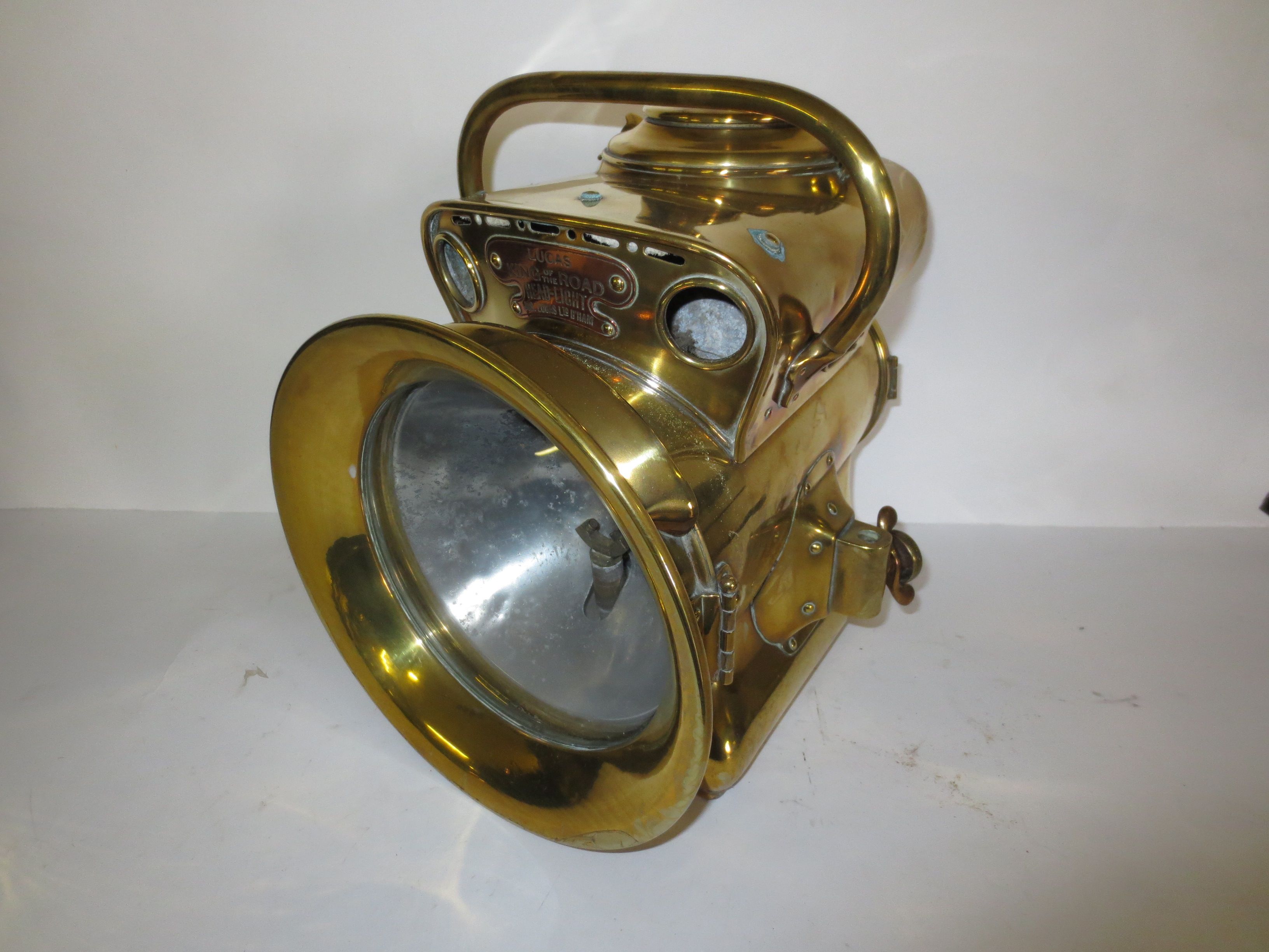 Bonhams Cars : A Lucas self generating acetylene head light, model ...