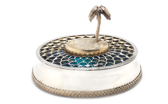 Bonhams : GEORGE GRANT MACDONALD: A silver and silver-gilt centre piece ...