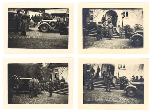 Bonhams : GERMAN SURRENDER Set of four photographs showing the German ...