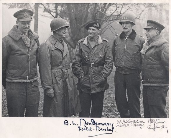 Bonhams : MONTGOMERY (BERNARD LAW) Photograph signed ("B.L. Montgomery ...